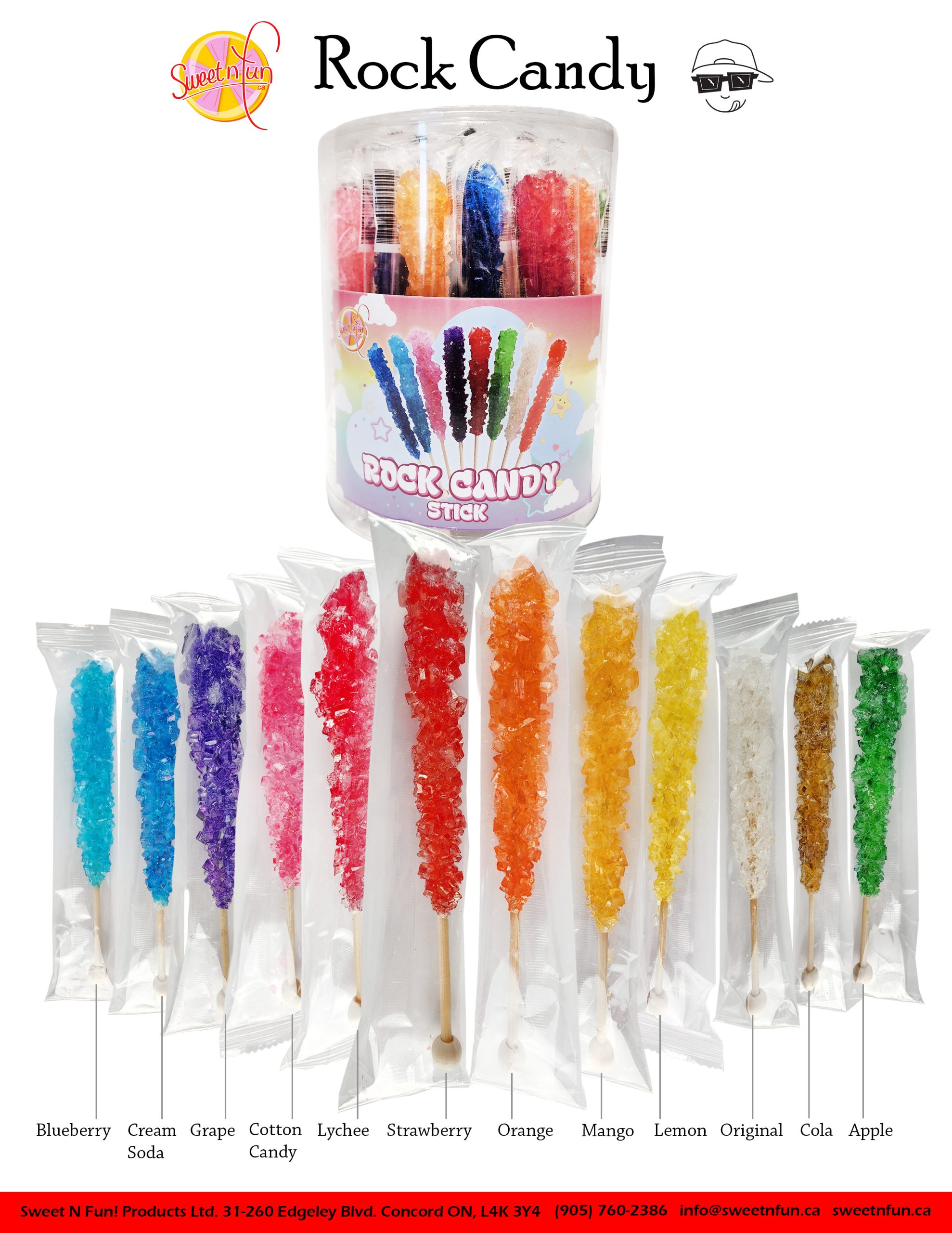 Rock Candy! - Sweet N Fun! Just look at all our tasty products!